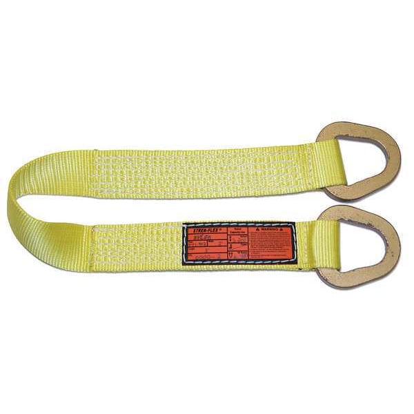 Stren-Flex Synthetic Web Sling, Type 2, 3 ft L, 4 in W, Nylon, Yellow ...