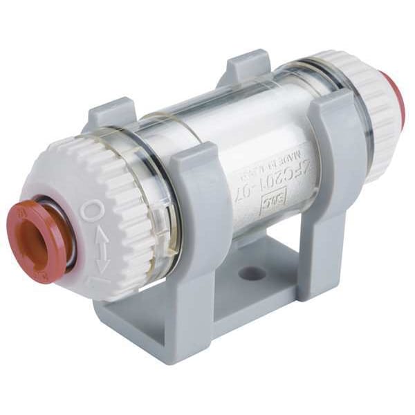 Smc Vacuum Filter, Inline, 1/4 ZFC5D-B | Zoro