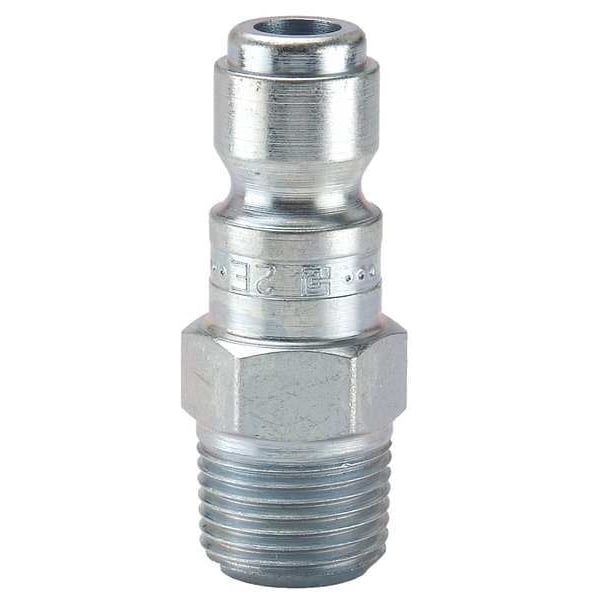 Parker Coupler Plug, Steel, 1/2 In. Pipe, 110 cfm 2F | Zoro