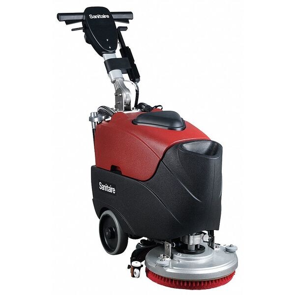 Sanitaire Floor Scrubber, Single, 14 in., 180 rpm SC6200A | Zoro