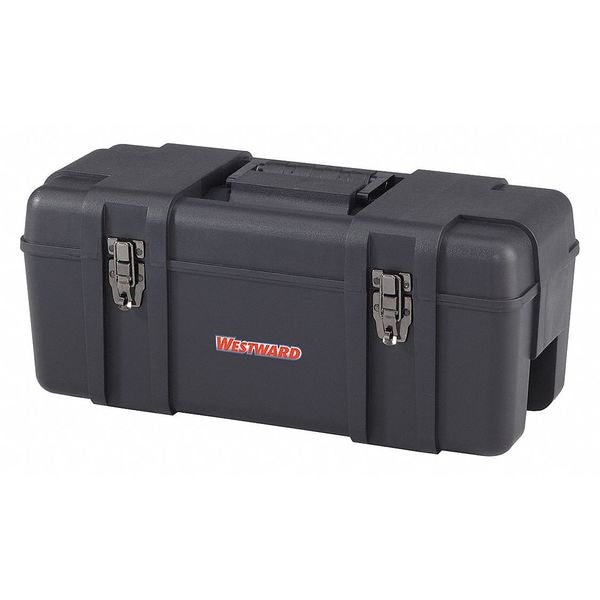 Westward Portable Tool Box, Plastic, Black 30RZ35 | Zoro
