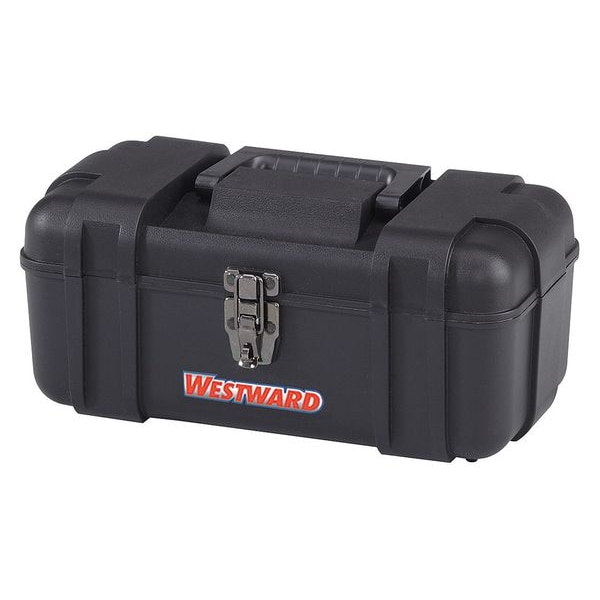 Westward Portable Tool Box, Plastic, Black 30RZ38 | Zoro