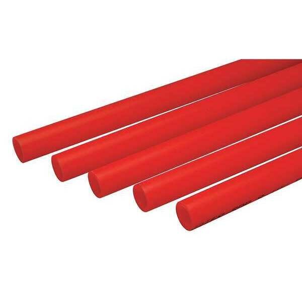 Zoro Select PEX Tubing, Red, 3/4 in Pex Size QB4PS10XRED | Zoro