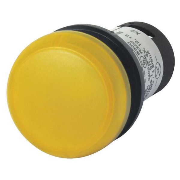 Eaton Pilot Light Operator, 22mm, Round, 22mm, LED M22-L-Y | Zoro