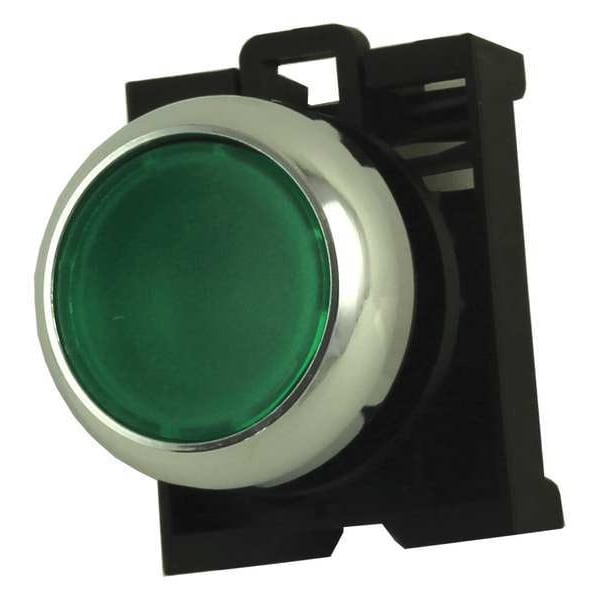 Eaton Illum Push Button Operator, 22mm, Green M22M-DL-G | Zoro