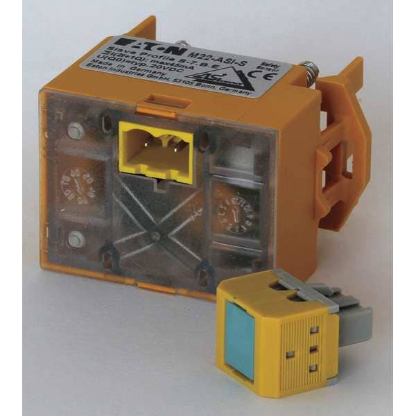 Eaton ASI Comm E-Stop Flush Mounting, 22mm, Blck M22-ASI-S | Zoro