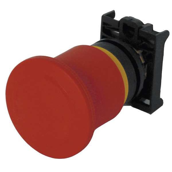 Eaton E-Stop Pushbutton Operator, Red, 22mm M22-PVS | Zoro