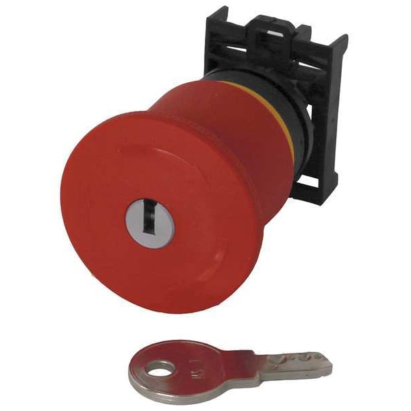 Eaton Keyed E-Stop Pushbutton Operator M22-PVS60P | Zoro
