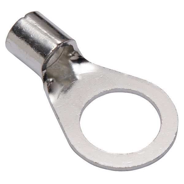 Burndy One-Hole Compression Lug, 2 AWG Max, 3/4 in Stud, Long Barrel ...