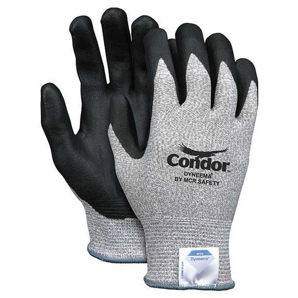 Condor Cut Resistant Coated Gloves, Cut Level A2 , Dipped , Foam Nitrile , Smooth , L 1 PR ...
