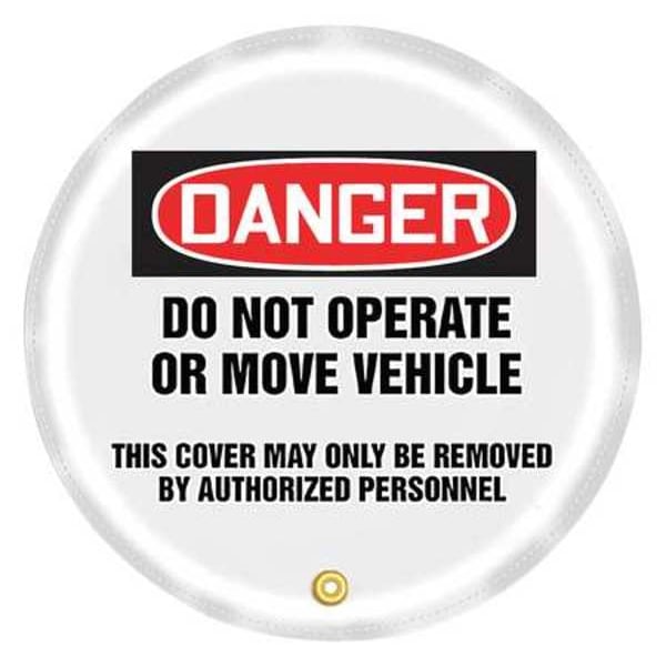 Accuform Steering Wheel Cover, Do Not Operate, 16 KDD811 | Zoro