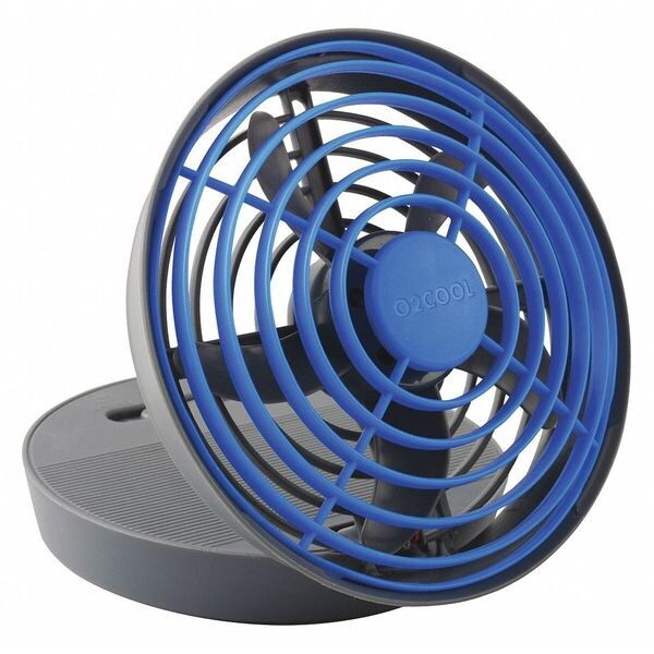 Treva/O2Cool Battery or USB Operated 5" Fan, Blue FD05033 DBL | Zoro