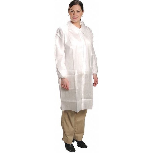 Alphaguard Critical Cover Alphaguard Lab Coat, Disposable, 3 Pckts, XL ...