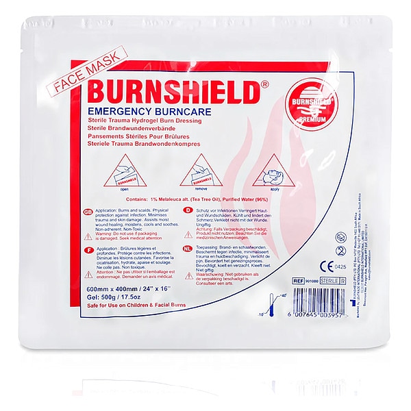 Burnshield Burn Face Dressing, Sterile, White 3070 | Zoro