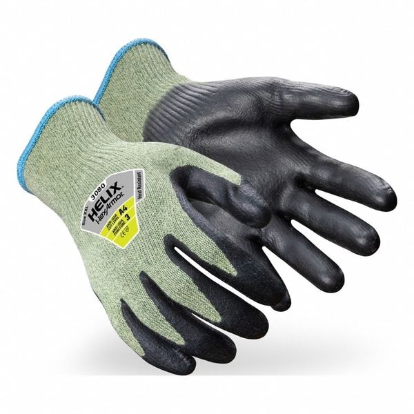 Hexarmor Knit Gloves, Cut Level A4 , Aramid, Glass Foam Neoprene , Tacky , M 1 PR 3080-M (8) | Zoro