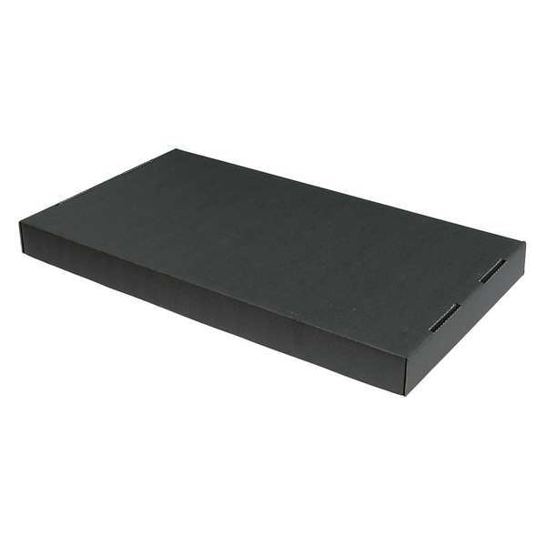 Protektive Pak Cardboard ESD Conductive Lid, Black, 20 1/8 in L, 15 3/4 ...