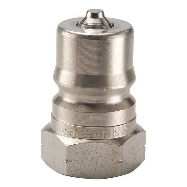 Parker Hydraulic Quick Connect Hose Coupling, 303 Stainless Steel Body ...
