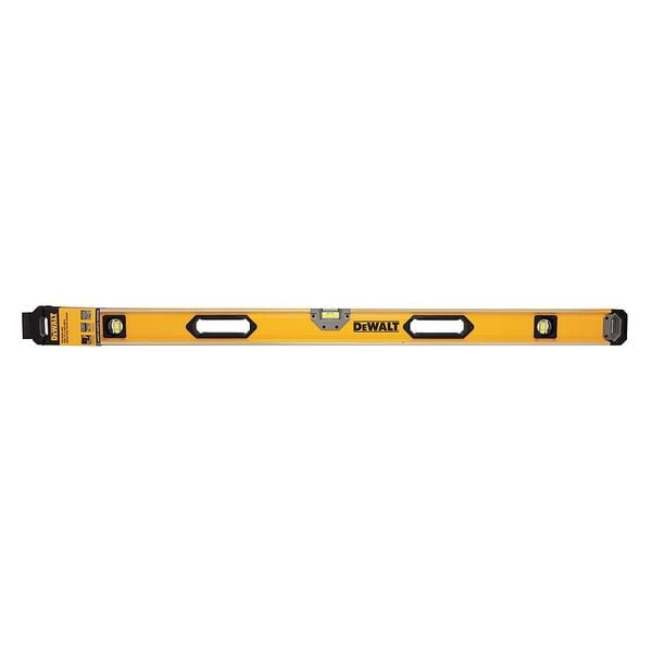 Dewalt Box Beam Level, Aluminum, 48 in., Yellow DWHT43049 | Zoro