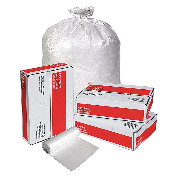 Tough Guy 40 Gal - 45 Gal Trash Bags, 40 in x 46 in, Extra Heavy-Duty ...