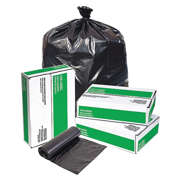Tough Guy 10 Gal Recycled Material Trash Bags, 24 in x 32 in, Extra ...