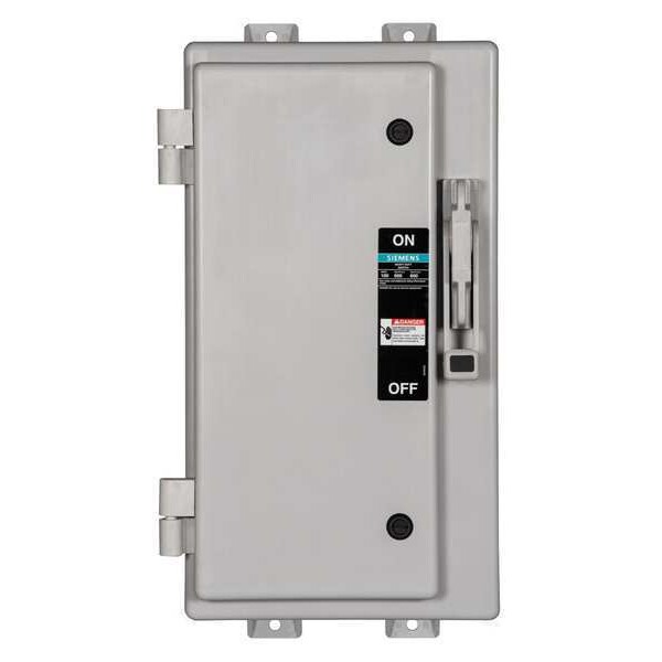 Siemens Nonfusible Safety Switch, Heavy Duty, 600V AC, 3PST, 100 A ...