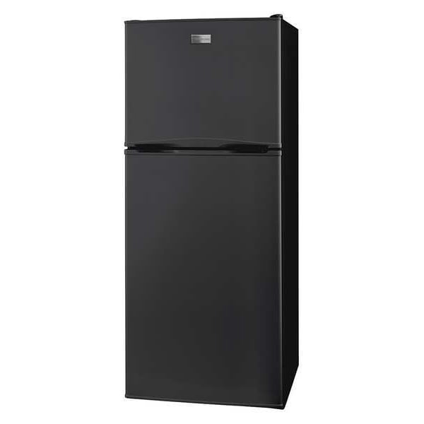 Frigidaire Refrigerator, Top Freezer, 9.9 cu ft, Black FFET1022UB | Zoro