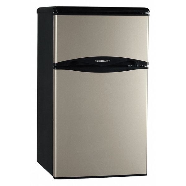 Frigidaire Compact Refrigerator, 3.1 cu ft, Silver Mist FFPS3133UM | Zoro