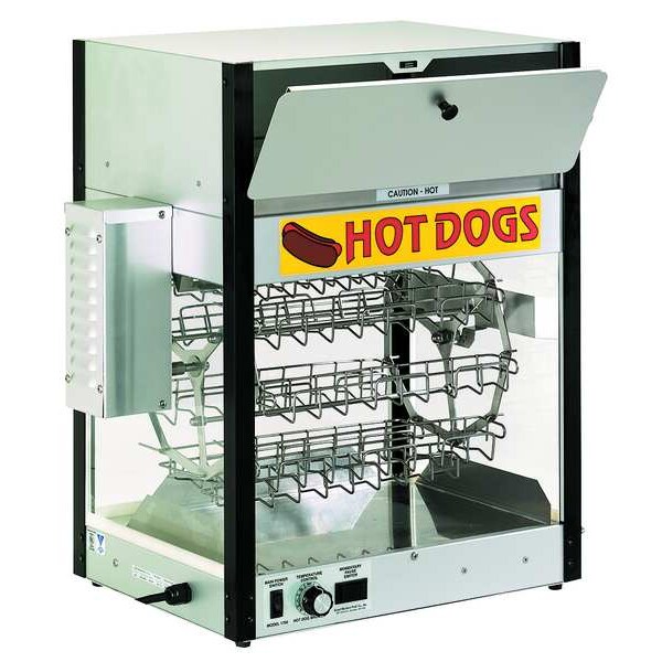Cretors Hot Dog Broiler, Up to 36 Hot Dogs, 120V E1700 | Zoro