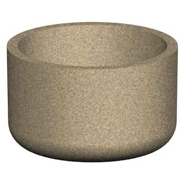 Petersen Manufacturing 48" Round Security Planter, Concrete RP48X30 | Zoro