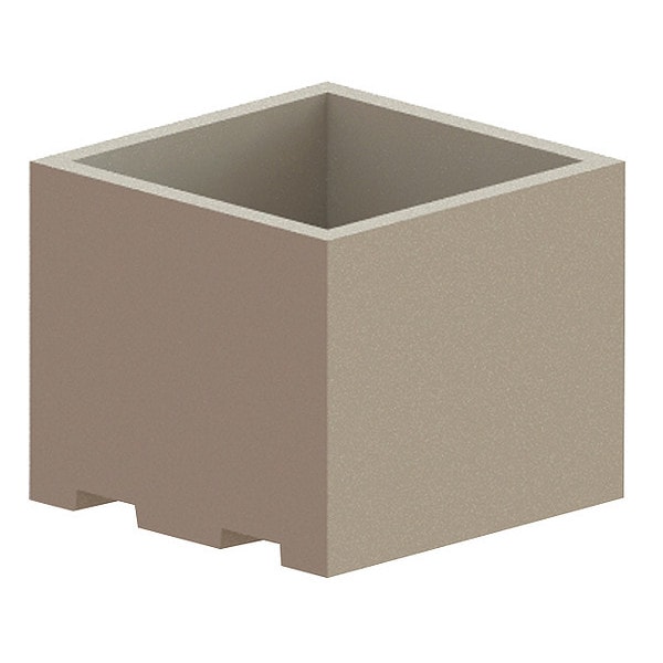 PETERSEN MFG. 36" x 36" Security Planter, Concrete (SP36NR) | Zoro