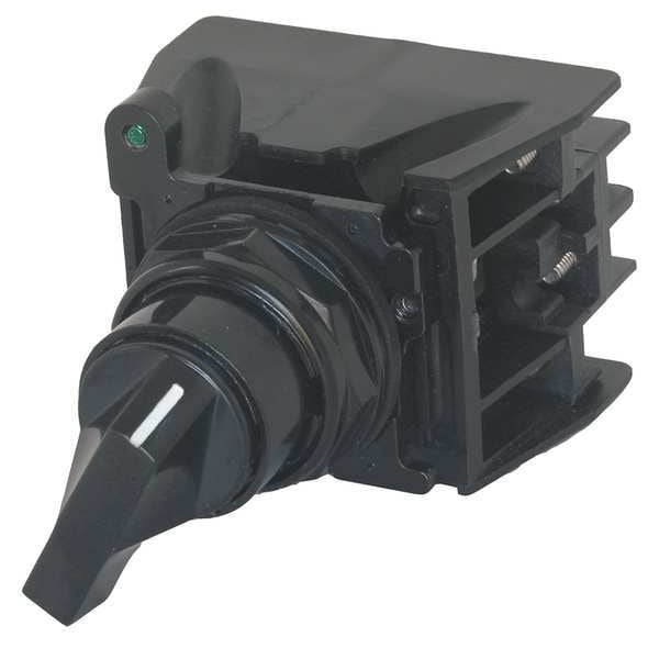 Eaton Selector Switch with Contacts, 2 Position E34EX722BL | Zoro