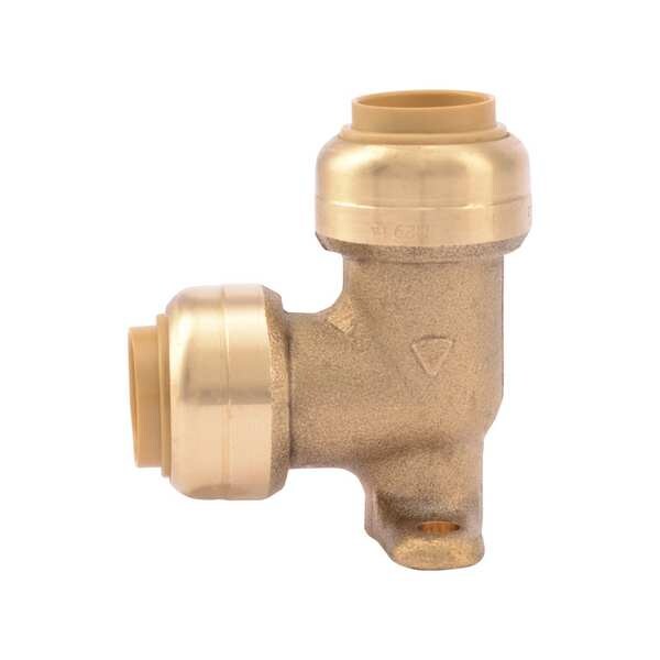 Sharkbite Push-to-Connect, Threaded Drop Ear Elbow, 1/2 in Tube Size ...