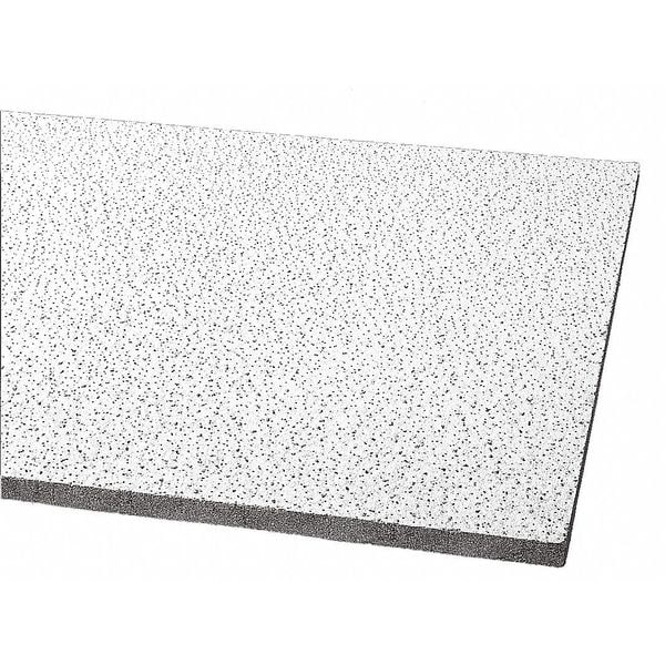 Armstrong Fine Fissured Ceiling Tile, 24 in W x 48 in L, Square Lay-In ...
