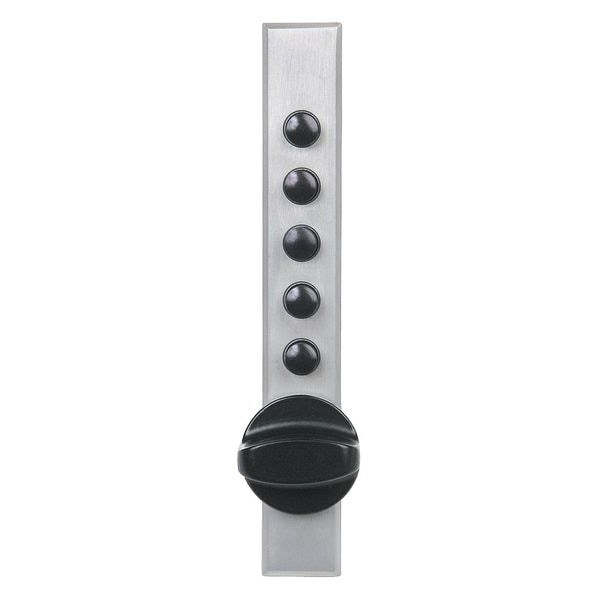 Simplex Mechanical Lock, Satin Chrome, 5 Button 9622C2126D41 | Zoro