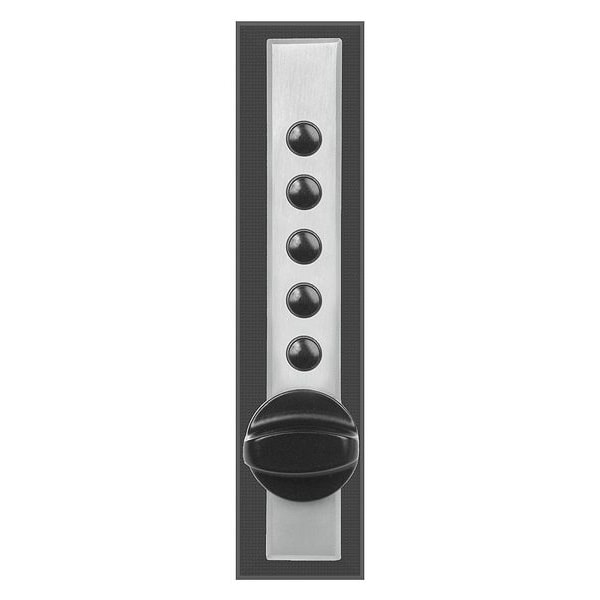 Simplex Mechanical Lock, Satin Chrome, 5 Button C960226D41 | Zoro
