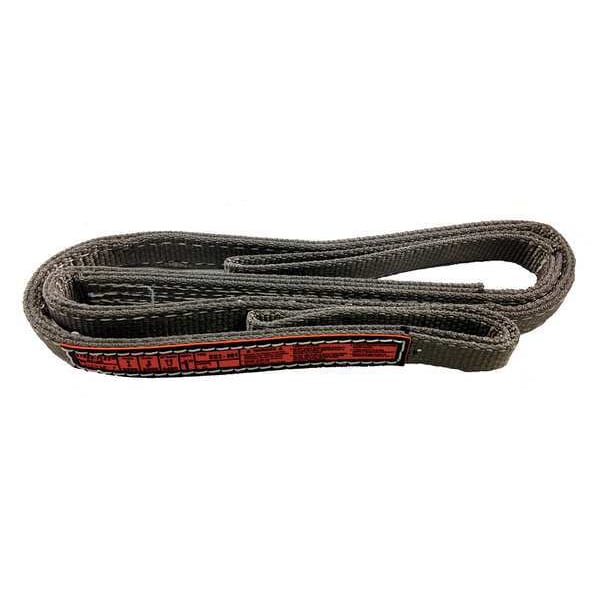 Stren-Flex Synthetic Web Sling, Type 3, 20 ft L, 4 in W, Nylon, Gray ...