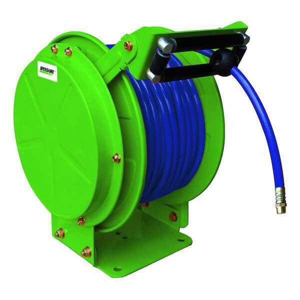 Speedaire Spring Return Hose Reel, 1/2 in Hose Diameter, 50 ft Length ...