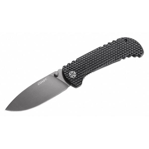 Coast Cutlery Folding knife, Frame lock, G10 handle FX352 | Zoro