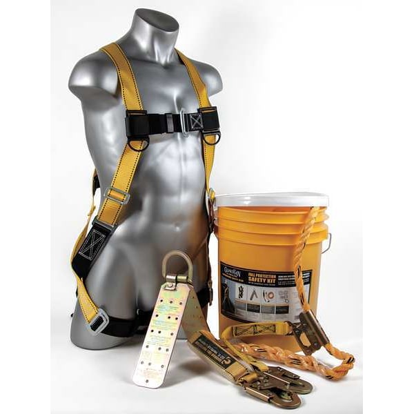 Guardian Roofer's Fall Protection Kit, Size: S-L 00815 | Zoro