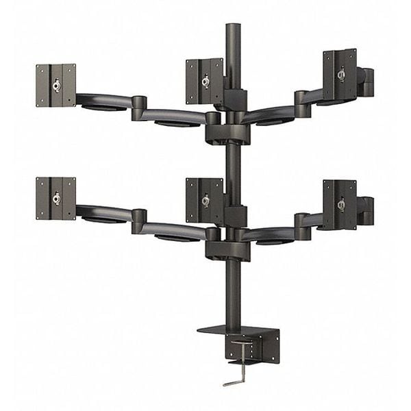 Afc Industries Display Arm Stand, Six-Monitor 772186G | Zoro