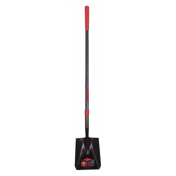 Razor-Back Square Point Shovel, Heavy Gauge Tempered Steel Blade, 48 in ...