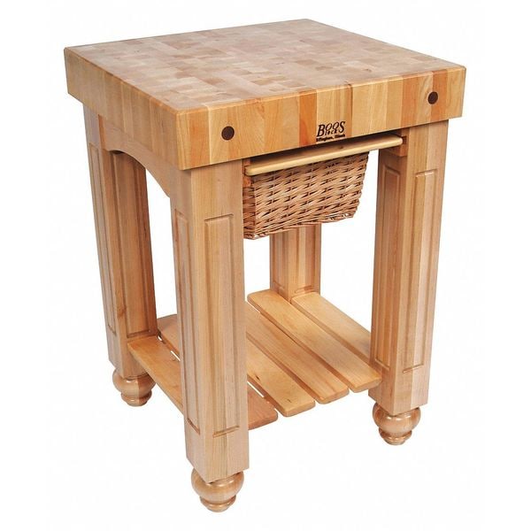 John Boos & Co Gathering Block, Natural, 24"x24"x4" CU-GB25-N | Zoro