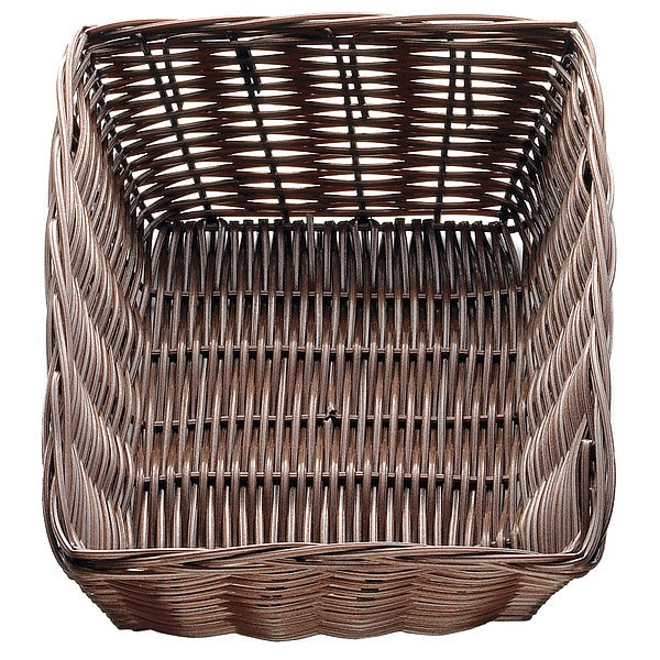 Tablecraft Handwoven, Rectangular Basket, Brown, PK12 1472 | Zoro