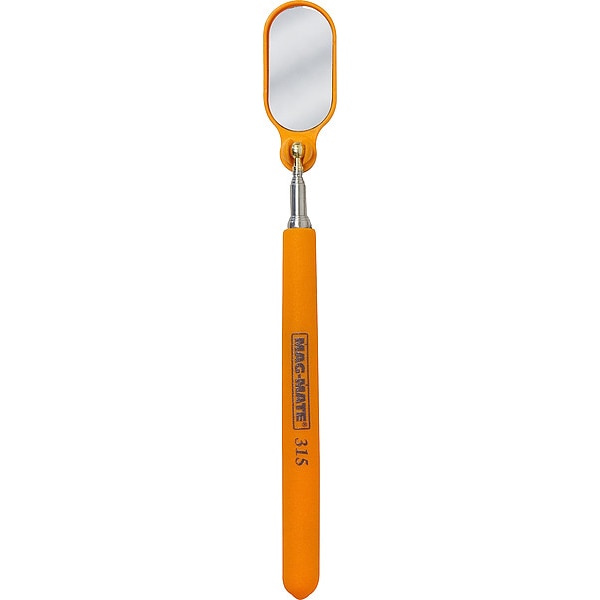 Mag-Mate Inspection Mirror, 6-1/2" to 36" L, Oblong 315HVO | Zoro