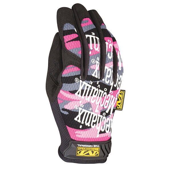 Mechanix Wear Mechanics Gloves, M, Pink Camo, Trekdry(R) MG-72-510 | Zoro