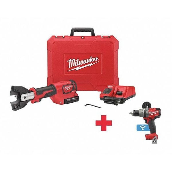 Milwaukee Tool Cordless Combination Kit, 18.0V 2672-21, 2706-20 | Zoro
