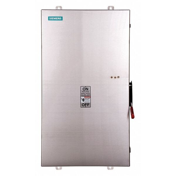 Siemens Fusible Single Throw Safety Switch, Heavy Duty, 240VAC, 3PST ...