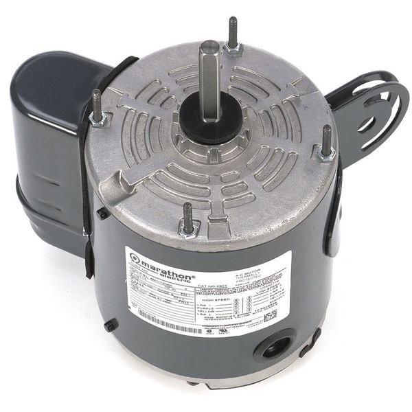 Marathon Motors Pdstl Fan Mtr, PSC, TEAO, 1/3HP, 1100rpm, 48 ...
