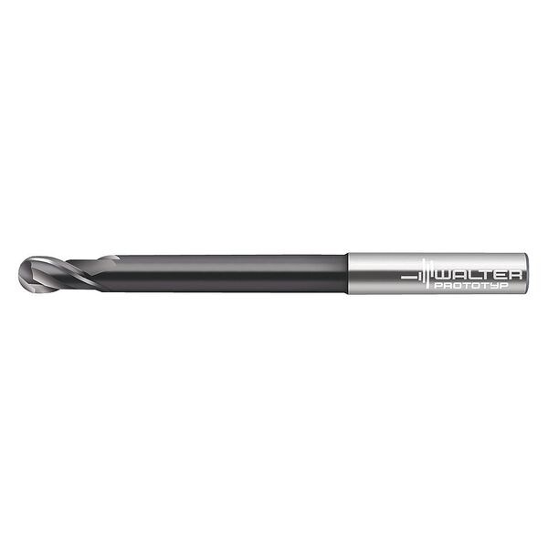 Walter Carbide End Mill, Ball Nose, 6mm Mill Dia H8001918-6-45 | Zoro