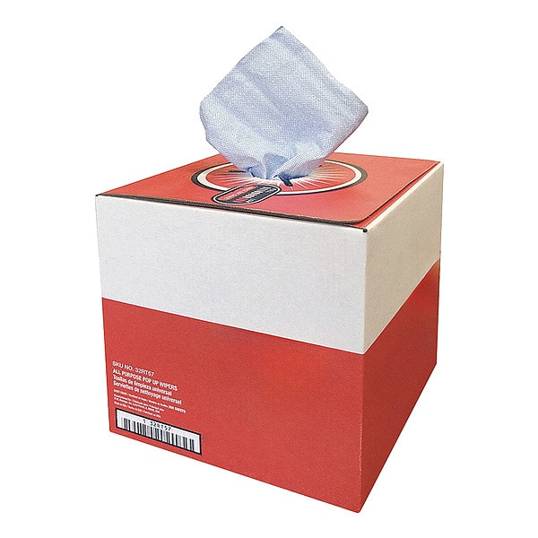 Tough Guy Dry Wipe Roll, Dispenser Box, Double Recreped (DRC), 9 in x ...
